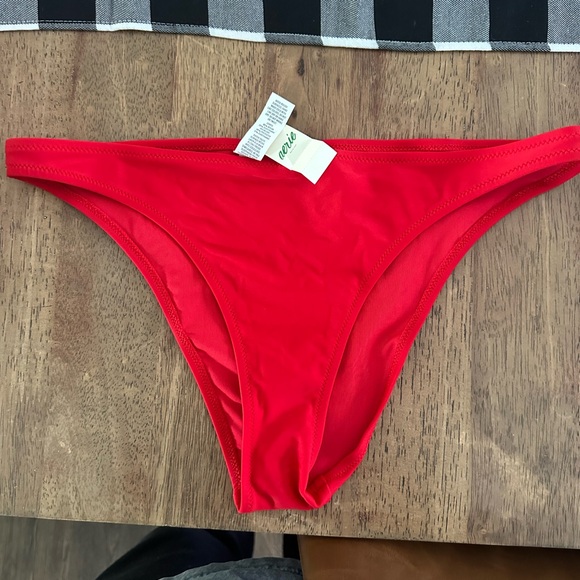 aerie | Swim | Aerie Red Bikini Bottom | Poshmark